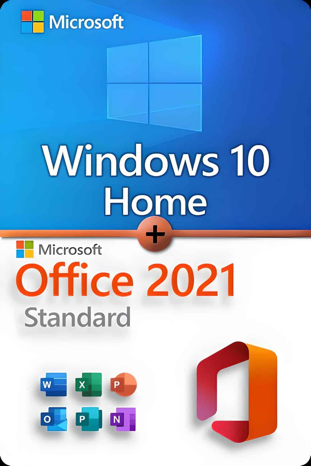 Microsoft Windows 10 Home + Microsoft Office 2021 Standard - Los Angeles