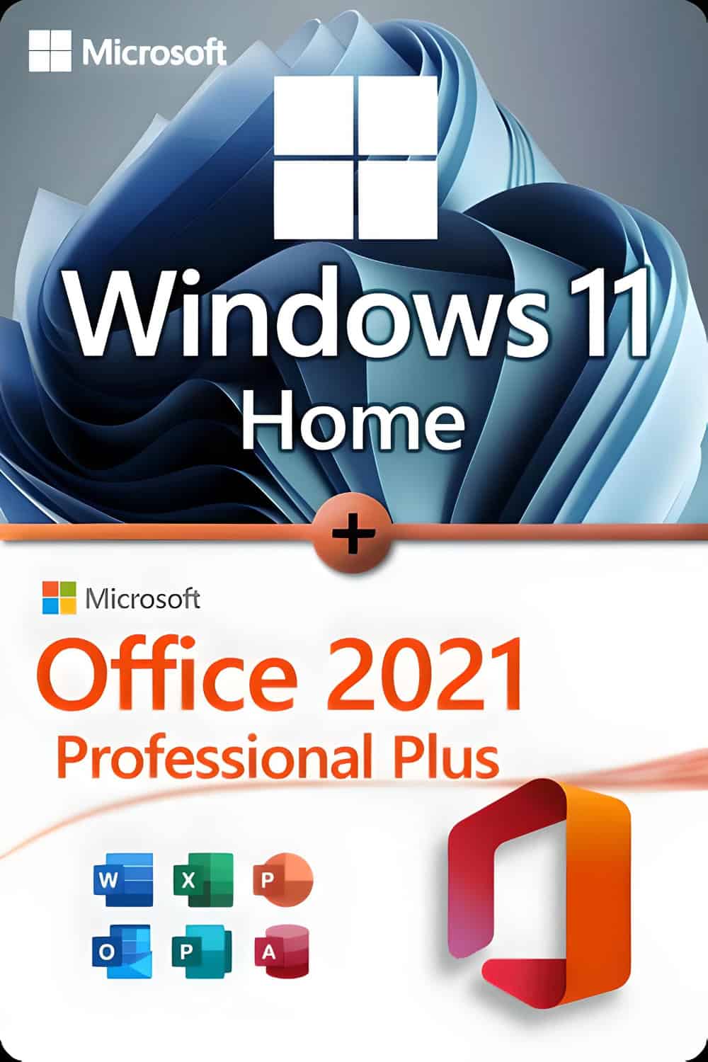 Microsoft Windows 11 Home + Microsoft Office 2021 Professional Plus - Sverige
